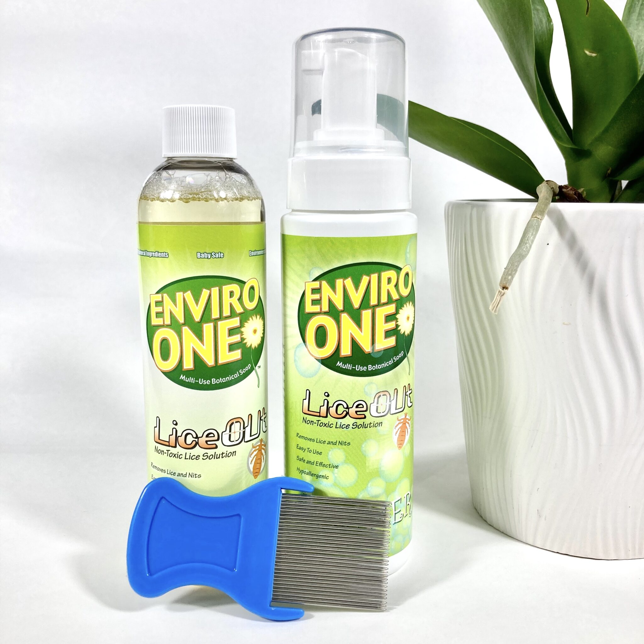 #1 Natural Head Lice Treatment (Family Size) - Enviro-One | Non-Toxic ...